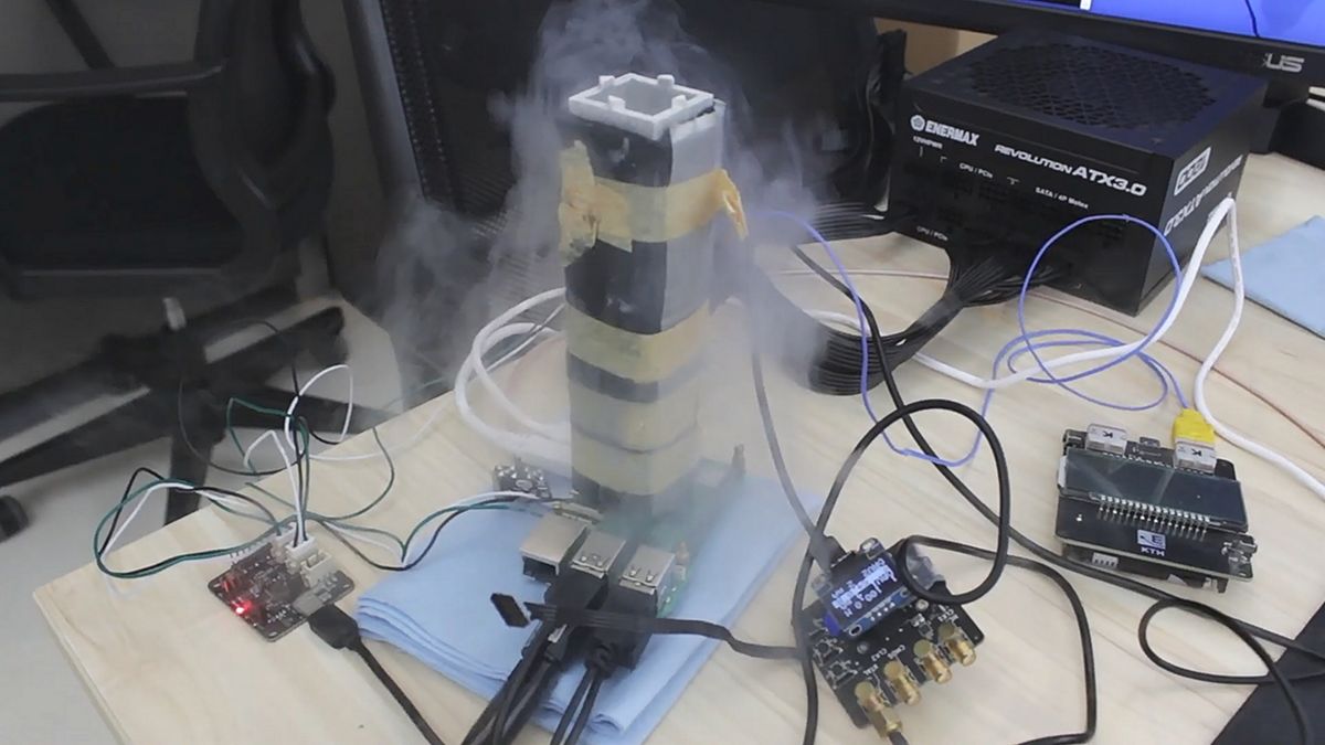 They cool a Raspberry Pi 5 with liquid nitrogen, and this is what ...