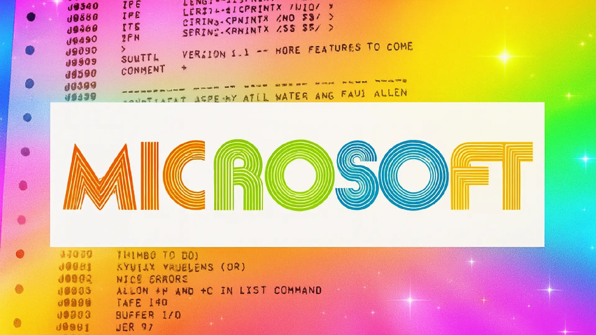 Microsoft releases the Microsoft BASIC code from 1978, created by Bill ...